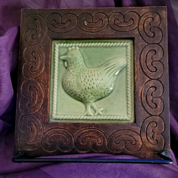 Other | Vintage Rooster Plaque With Rack | Poshmark